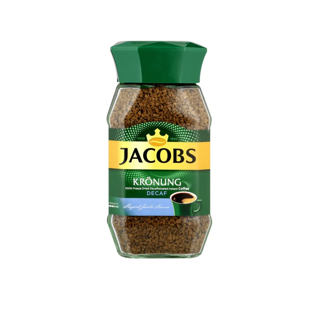 Jacobs Kronung Decaf Instant Coffee 200g | South African Decaf Coffee ...